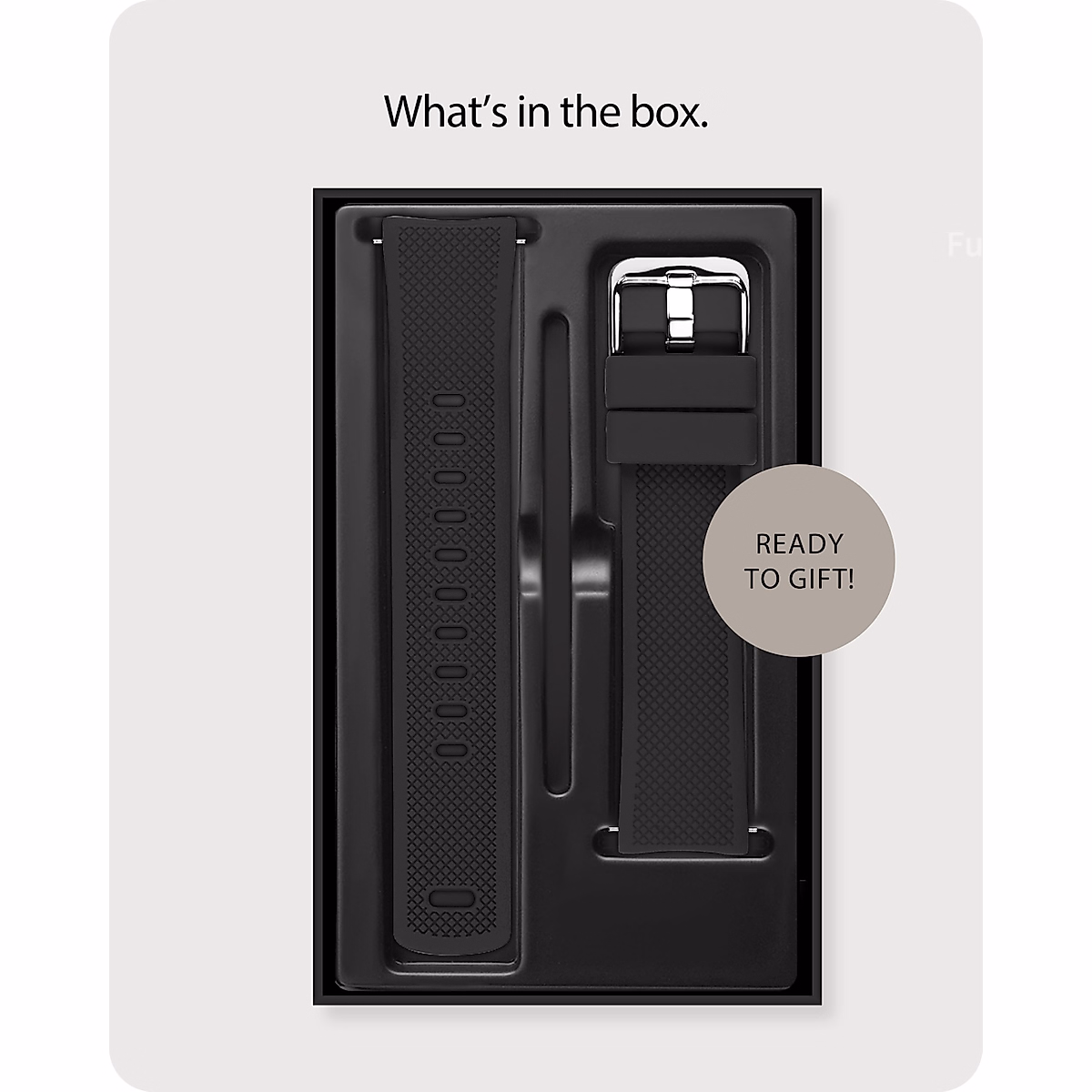 Fullmosa 22mm Silicone Watch Bands No Gaps Compatible for Samsung Galaxy Watch 46mm/Gear S3 Classic/Frontier, Galaxy Watch 3 45mm,(Black+Red)