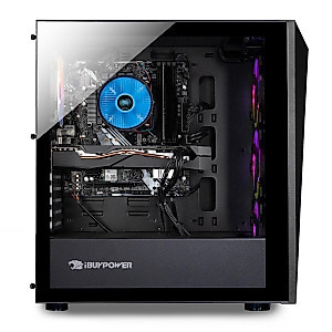 iBUYPOWER Starter PC Computer Desktop Slate4MR 220i (Intel i3-10105F 3.7 GHz,NVIDIA GeForce GT 1030 2GB, 8GB DDR4, 480 GB SSD, WiFi Ready, Windows 10 Home)
