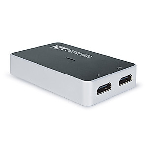Plugable HDMI Video Capture Card, USB 3.0 or USB C, Record, Stream and Go Live with DSLR, 1080P 60FPS with HDMI Pass Through - Compatible with Windows, Mac OS, Linux, OBS Streaming