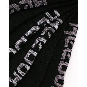 Reebok Men’s Low Cut Socks – 6 Pack Basic Cushion Low Cut No Show Socks for Men - Men's Athletic Socks (Size: 6-12.5), Size 6-12.5, Classic Black