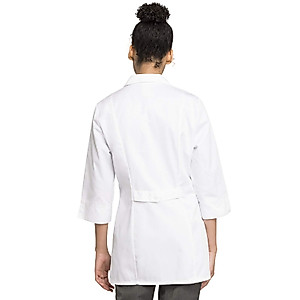 Cherokee Women's Scrubs 30" 3/4 Sleeve Lab Coat, White, Large