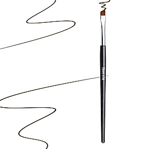 Bon-clá Fine Angled Eyeliner Brush,Golden Handle, for Gel, Liquid, Cream, Powder, Cake, Eye Cosmetics, Professional Makeup Tools