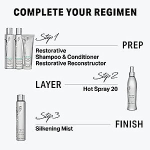 Kenra Platinum Silkening Mist 50% | Brilliant Shine Spray | Smooths Flyaways, Detangles and Tames Frizz | Humidity Protection | All Hair Types | 5.3 oz