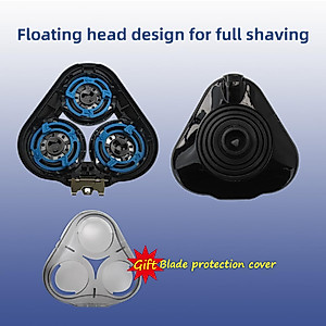 SH30/52 Replacement Complete Shaver Head for Philips Norelco S1560 Shaver Series and S738 Fit for Philips Norelco Models PT724/41, PT729/41, S738/17
