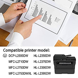 IFY (1-Pack, Black) TN730 TN 730 Toner Cartridge Compatible Replacement for Brother DCP-L2550DW MFC-L2710DW HL-L2350DW L2370DW L2370DWXL L2390DW L2395DW Printer Toner Cartridge - Sold by Yifanink