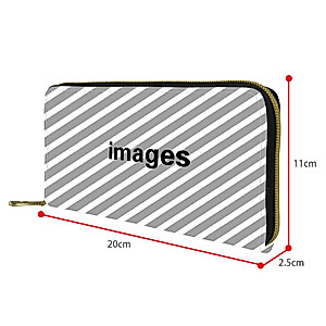 WELLFLYHOM Butterfly Mushroom Clutch Wallet for Women Girls Large Credit Card Holder Coin Pocket Case Organizer Pu Leather Purse with Zipper Small Girly Floral