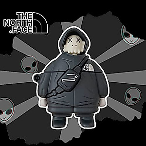 Airpod Case Cover, 3D Creative Sports Shoes Cute Cartoon Funny Fun, Soft Silicone Airpod Character Skin Keychain Ring, Girls Boys Teens Men Case for Airpods 1& 2 (Black, for Airpods 1/2)