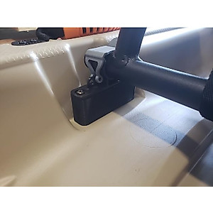 Zephyr's Market Kayak Seat Risers Compatible with Lifetime Tamarack Pro, Kenai Pro, and Teton Angler Kayaks (Black)