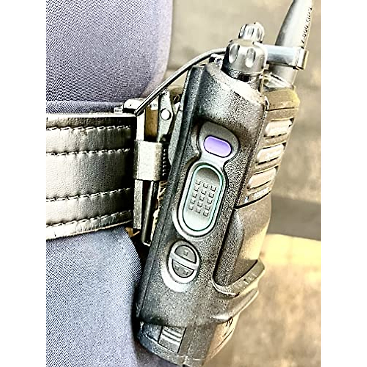 Tactical Radio Klip | Law Enforcement and First Responder Tools | Universal Design fits Motorola, Kenwood, Midland Radios and More
