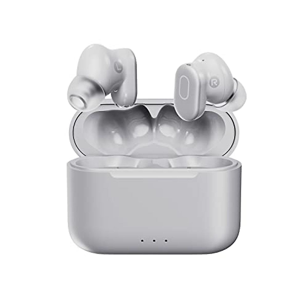 PSIER Active Noise Cancelling Bluetooth 5.3 Earbuds with 4 Mics Clear Calls, 30H Playtime Deep Bass True Wireless Earbuds with Transparency Mode Bluetooth Headphones