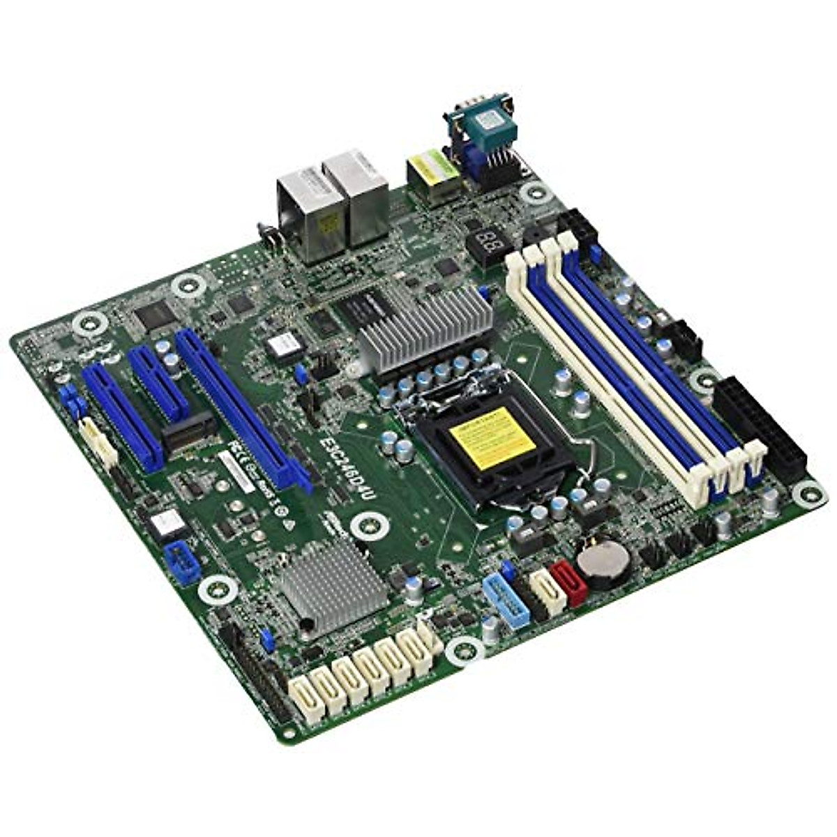 ASRock Rack E3C246D4U LGA1151/ Intel C246/ DDR4/ SATA3&USB3.0/ V&2GbE/ MicroATX Server Motherboard