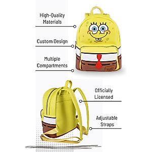 SpongeBob SquarePants Sponge Bob Square Pants Cosplay Mini Backpack Women's Fashion Back Pack Bag