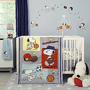 Bedtime Originals Snoopy Sports Musical Mobile
