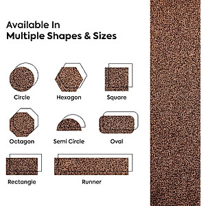 Ambiant Broadway Collection Solid Color Area Rugs Black - 9' x 12' Rectangle, Indoor, Stain Resistant, Perfect for Living Room, Bedroom, Dining Room, Entryway, Pet & Kids Friendly Rug, Wedding