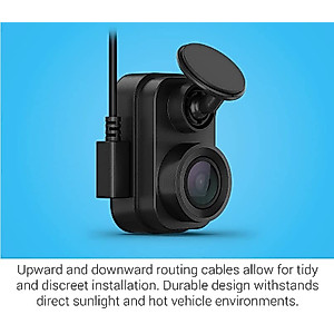 Garmin Dash Cam Mini 2, 1080p, 140-degree FOV, Incident Detection Recording (International Version) and 16GB SD Card Included, Black