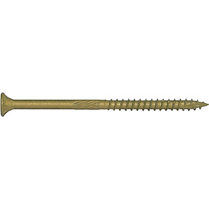 Jake Sales #9 x 3 Bronze Coated Multipurpose Wood Screw Torx/Star Drive Flat Head (5 POUNDS - 395 Approx. Screw Count) Exterior Coated - ACQ Compatible Wood Screws