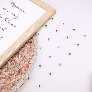 FASACCO Fake Nose Ring Fake Septum Fake Nose Piercing Faux Nose Stud Fake Nose Piercing Faux Pretend Nose Ring (59pcs)