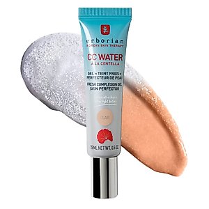Erborian CC Water with Hyaluronic Acid, Clair - Ultra-Light Aqua Gel Color Corrector with Centella Asiatica & Hyaluronic Acid - Plump, Softer & Hydrated Skin - Korean Skincare Skin Perfector- 0.5 Oz