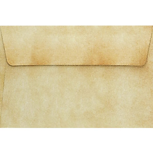 Vintage Parchment Lined Stationery Set (30 lined sheets, 24 envelopes)