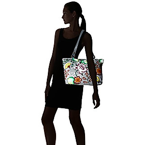 Anna by Anuschka Women's Genuine Leather Large Classic Tote | Hand Painted Original Artwork | Garden of Eden
