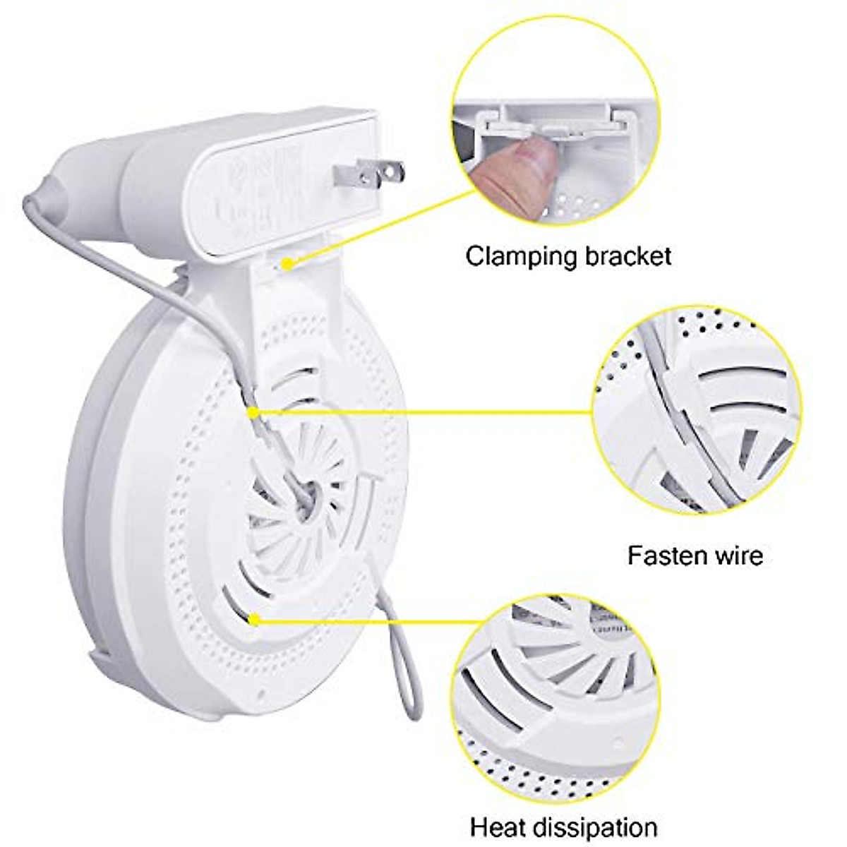 Koroao Wall Mount Holder for TP-Link Deco M9 Plus Whole Home Mesh WiFi System - No Cord Clutter and Save Space Ceiling Bracket (2-Pack)