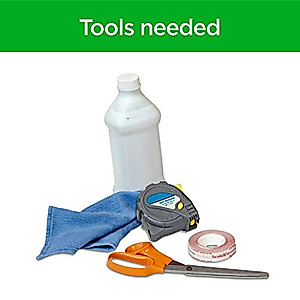 3M Outdoor Window Insulation Kit, Clear Window Film for Heat and Cold, 5.16 ft. x 7 ft., Covers Two 3 ft. x 5 ft. Windows