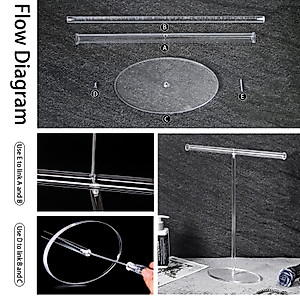 Ausalivan Acrylic Necklace Holder Organizer,bracelet Necklace Display Stand for Selling，Jewelry Storage Rack