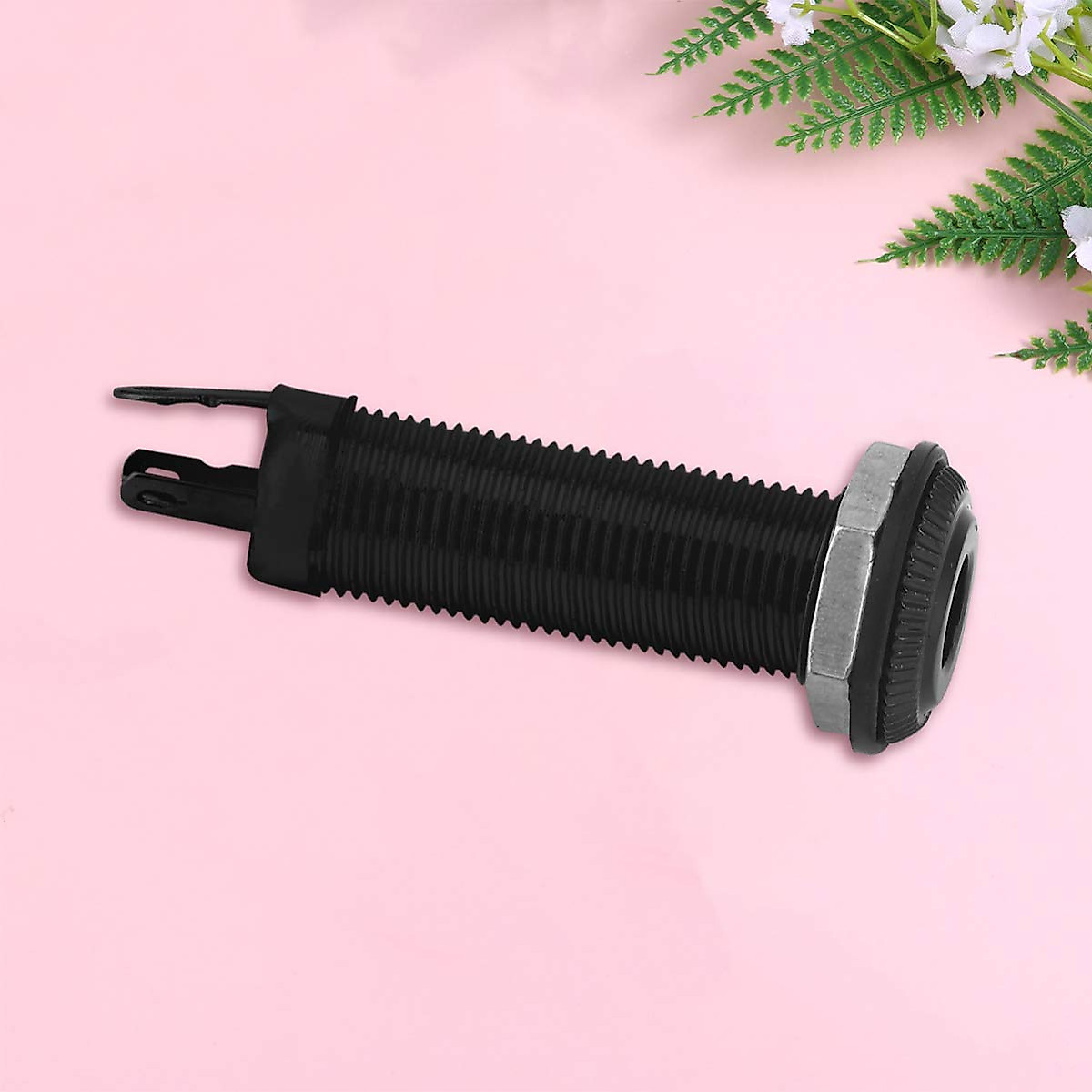 Milisten 3 Pcs Electric Guitar Socket Bass Barrel Jack Guitar Parts Bass End Pin Jack Endpin Jack Socket Endpin Output Jack Electric Guitar Plug Bass Endpin Output Component In-line