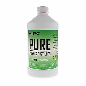 XSPC Pure Premix Distilled PC Coolant, 1 Liter, UV Green