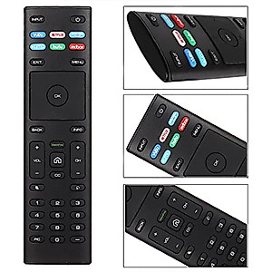 2 Packs XRT136 Replaced Watchfree Remote Control for VIZIO Smart TV D-Series M-Series P-Series V-Series with VUDU Netflix PrimeVideo Xumo Hulu Redbox with Batteries