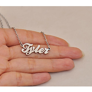 GR859C Kennedy Name Necklaces for Women Dainty Choker Gold Plated Real Stainless Steel Personalized Jewelry