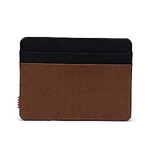 Herschel Charlie RFID, Saddle/Black, One Size