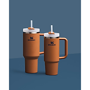 Stanley Quencher H2.0 Tumbler with Handle and Straw 30 oz | Flowstate 3-Position Lid | Cup Holder Compatible for Travel | Insulated Stainless Steel Cup | BPA-Free |Toast