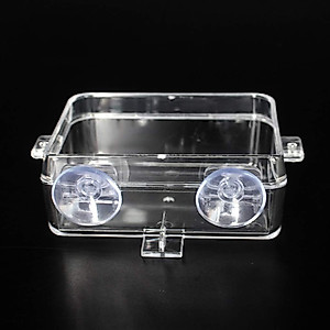 Mllepjdh Reptiles Feeder Drinker with Suction Cup Anti-Escape Reptiles Food Bowl for Tortoise Iguana Supplies Pet Supplies Pet Supplies Amphibians Supplies Pet Health Pet