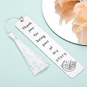 Thank You Gifts Appreciation Bookmark for Women Men Valentines Gifts Teachers Day Birthday Thanksgiving Gifts for Teacher Tutor Mentor Book Lover from Student Going Away Retirement Leaving Gifts
