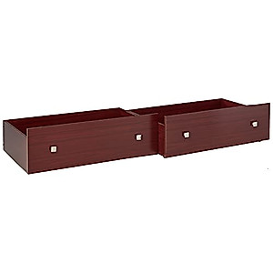 Donco Kids 505-CP Dual Under Bed Drawer, One Size, Dark Cappuccino