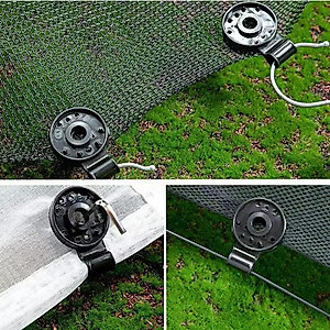 UEUORF Shade Cloth Plastic Clips,30 PCS Plastic Sunshade Clips Shade Netting Attachment and Placement for Sun Shade Net,Garden Netting,Shade Netting,Shade Fabric Accessories (30PCS)