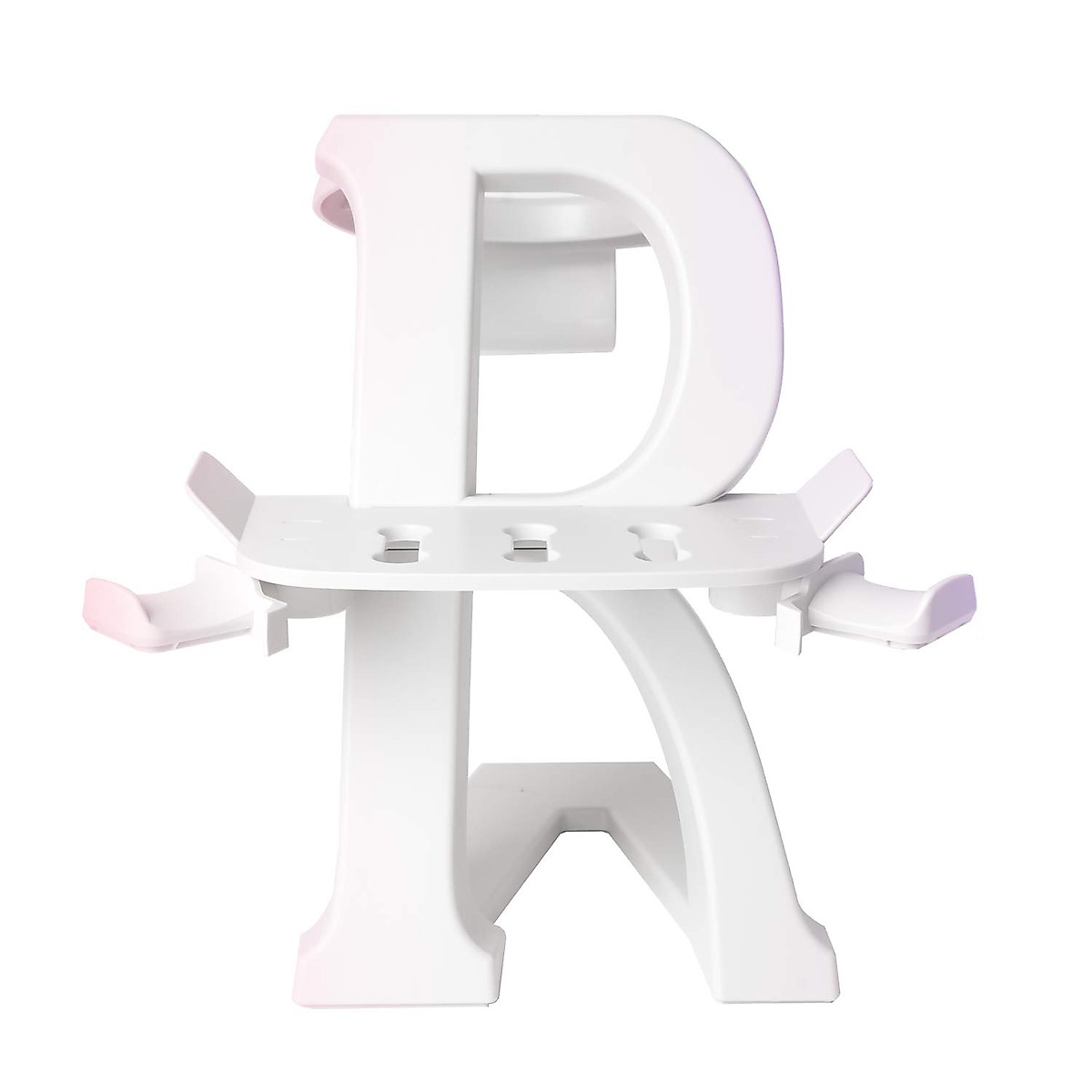 VR Headset Stand and Controller Holder for Quest 2/Rift S/HTC Vive/Vive Pro/Elite/Valve Index/HP Reverb G2, Controller Holder for Touch/Valve Knuckles/Vive (White)