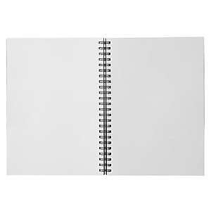 MUJI Double Ring Blank Notebook A5-size Unruled 80sheets - Pack of 3books