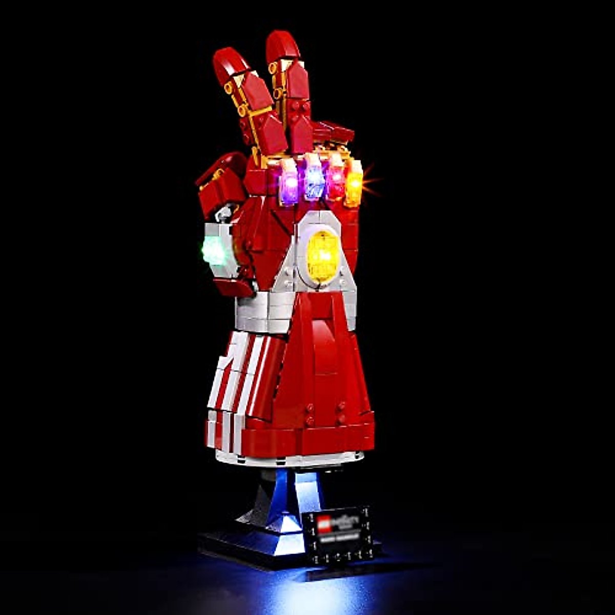 LIGHTAILING Light for Lego-76223 Nano Gauntlet - Led Lighting Kit Compatible with Lego Building Blocks Model - NOT Included The Model Set