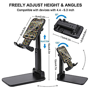 DNA Spiral Foldable Desktop Cell Phone Holder Portable Adjustable Stand for Travel Desk Accessories