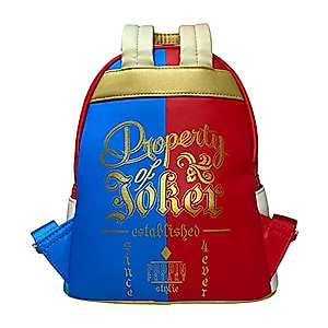 Loungefly Suicide Squad Harley Quinn Cosplay Womens Double Strap Shoulder Bag Purse