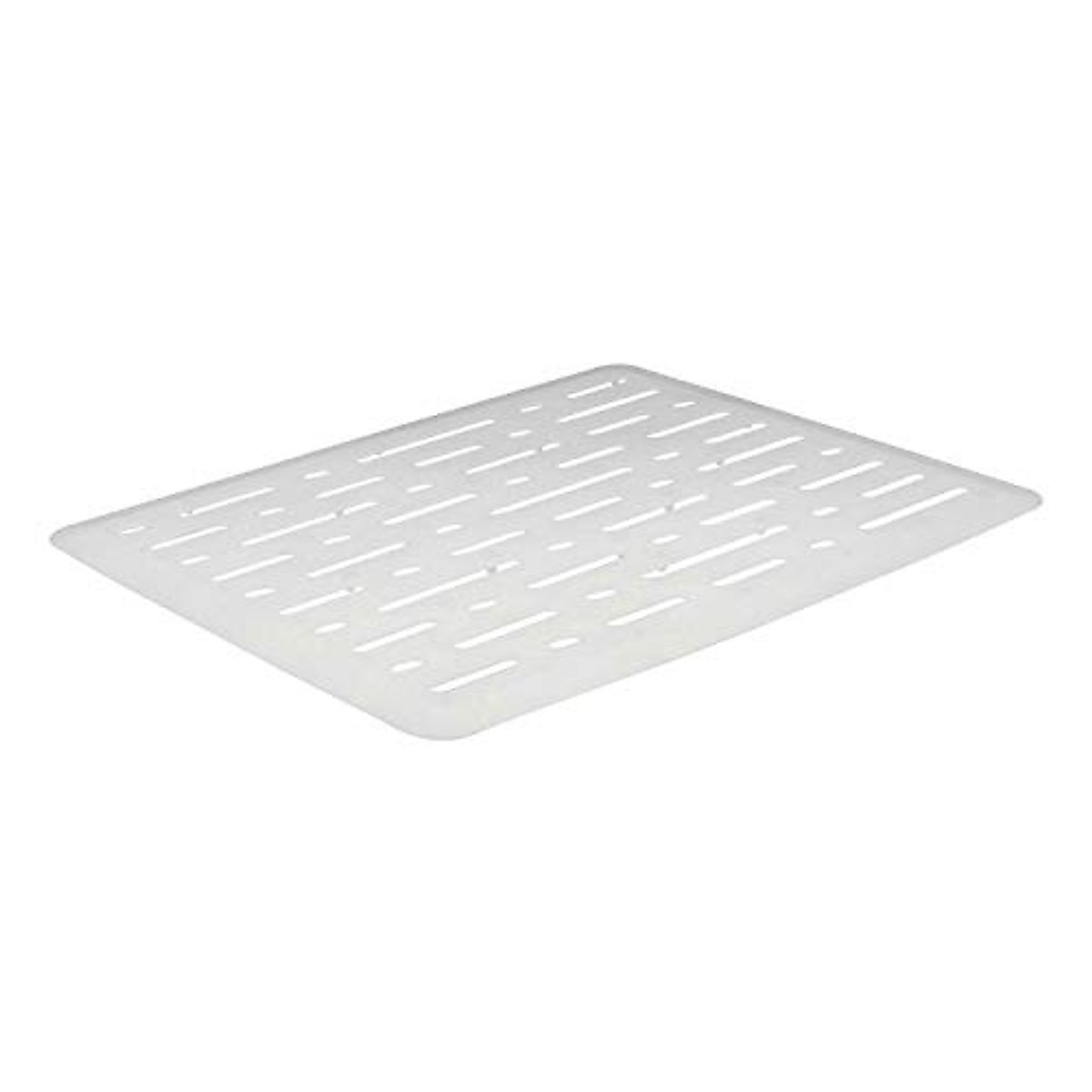 Rubbermaid 1G1706WHT Enhanced Microbal Sink Mat, Small, White