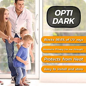 CARAMAZ Car Window Shade for Baby with Certified UV-Protection 2 Pack - 20"x12"