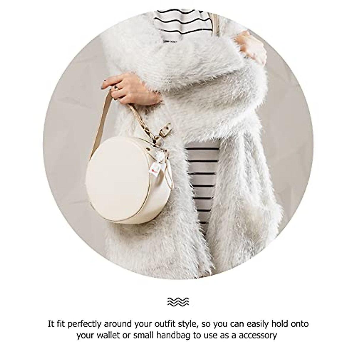 Generic Fish Charm Keychain Fish Water Bag Charms Tropical Fish Key Ring Bag Pendant Decors Orange 5.20X2.70X0.20cm 25G7A31H103GPEMH