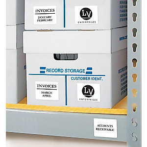 Avery ID Labels, Sure Feed Technology, Permanent Adhesive, 2" x 2-5/8", 225 Labels (6572)