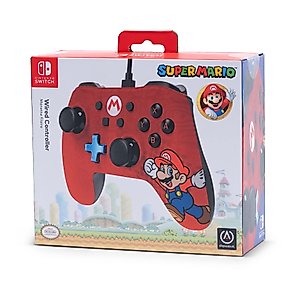 PowerA Wired Controller for Nintendo Switch - Mario, Gamepad, Game controller, Wired controller, Officially licensed