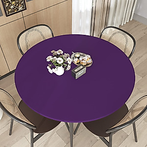 VOLEAAR Dark Purple Contact Paper 15.7 x 196 Inches Pure Purple Peel and Stick Wallpaper Vinyl Adhesive Waterproof Solid Color Wall Paper