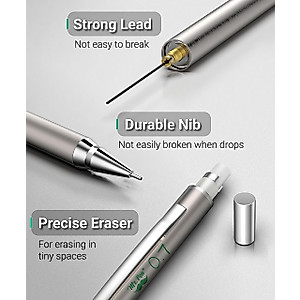 Mr. Pen- Metal Mechanical Pencils, 0.7mm, 2 Pack, Lead Pencil, Metal Mechanical Pencil, Metal Mechanical Pencils 0.7, Drafting Mechanical Pencils, Mechanical Pencil Metal, Mechanical Pencils .7