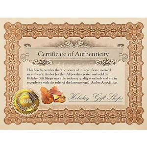 HolidayGiftShops Sterling Silver and Baltic Honey Marquise Cut Amber Ring